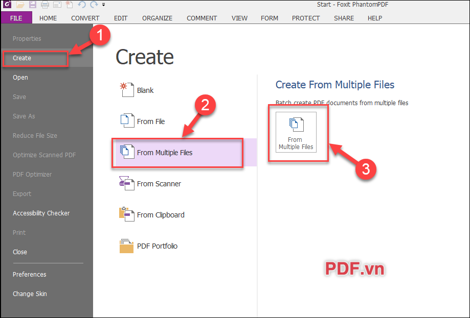 C ch Gh p N i File PDF B ng Foxit Phantom PDF vn